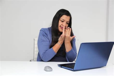 Latino Adult Woman Speaks Mexican Sign Language With A Deaf Person