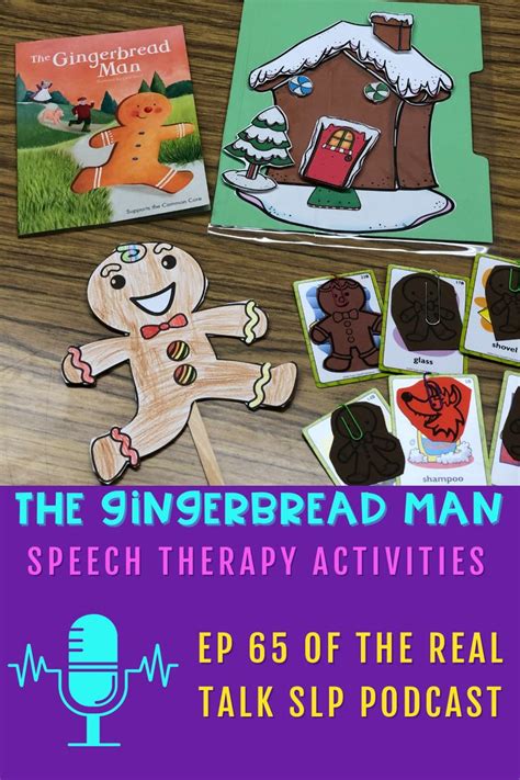 Ep 65 Therapy Ideas For Using A Gingerbread Man Theme