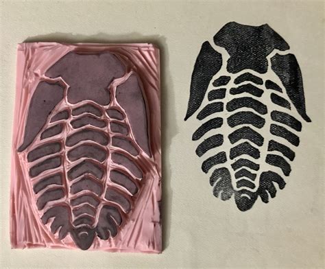 Lino Trilobite In 2024 Screen Printing Art Linocut Linocut Prints