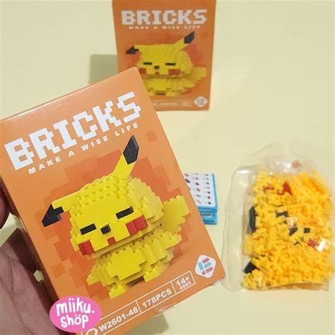 Jual Mainan Bricks Karakter Pokemon Pikachu Shopee Indonesia