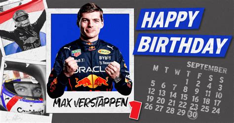 Happy Birthday Max Verstappen