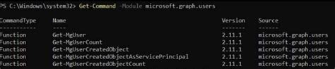 azure automation will not load microsoft graphers microsoft qanda