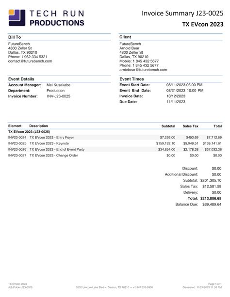 Smart Invoicing Report — Square Wave