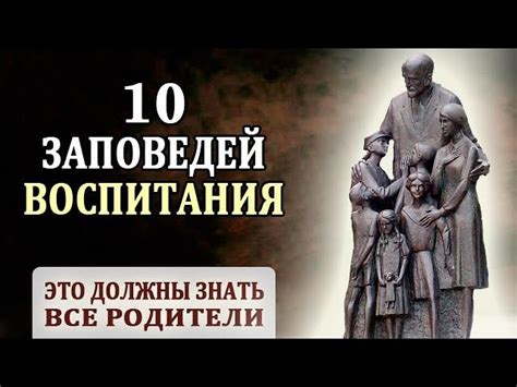 10 заповедей для родителей Януш Корчак советы по воспитанию детей и семейным отношениям