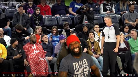 Jidion Getting A Haircut During Nba Game This Is Hilarious Youtube