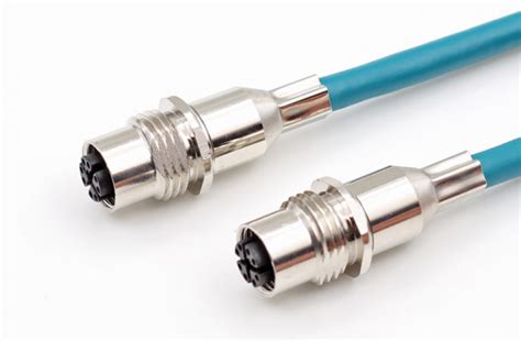 M12 Ethernet Connector X Coded D Coded A Coded Shine Industry