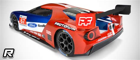 Red RC Protoform Ford GT Mm USGT Body Shell
