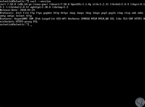 Cómo Usar Y Ejemplos Comando Curl Linux Solvetic