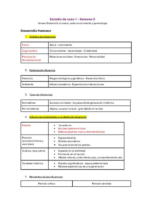 Estudio De Caso 1 Desarrollo Personal Y Social EEGG Estudio De Caso