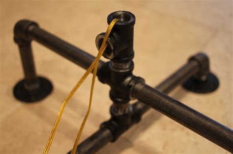 How To Make An Industrial Pipe Floor Lamp How About Orange