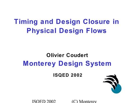 Sdc File Vlsi Designflow Synopsys Design Pptx