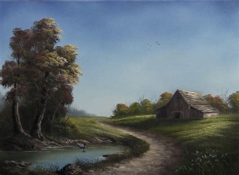 Paint With Kevin Hill Road Through The Farm Playlist Malerei