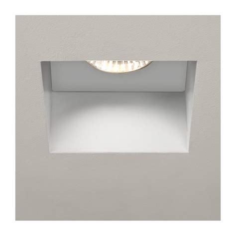 Astro Lighting Trimless Square Recessed Ceiling Light In White Finish 1248005 Lighting From