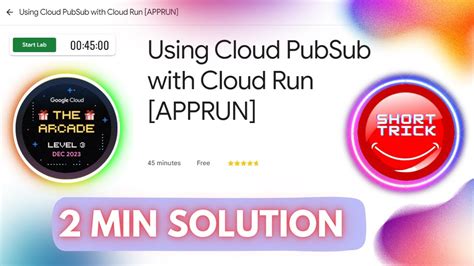 Using Cloud PubSub With Cloud Run APPRUN Shorttrick Googlecloud