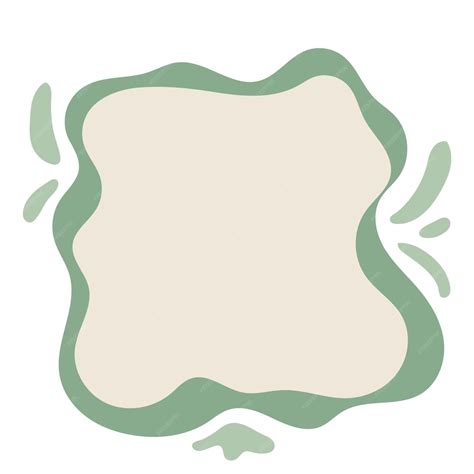 Premium Vector Minimalist Blob Text Box