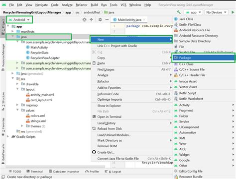 How To Create New Package Inside Src Folder In Android Studio GeeksforGeeks
