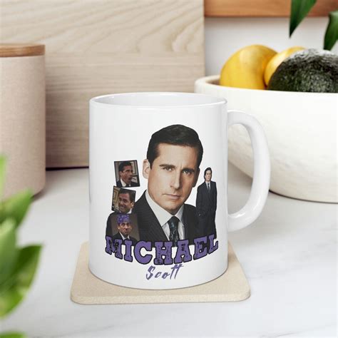 Michael Scott Mug Homage Us Office Tv Show Michael Scott Etsy