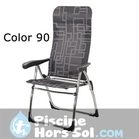 Chaise de plage avec 7 positions multifibre avec poignée intégrée