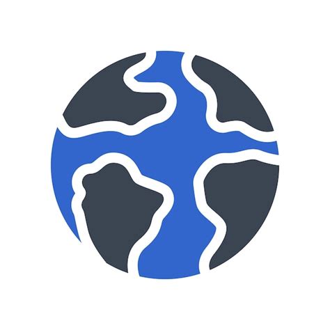 Premium Vector Earth Planet Icon