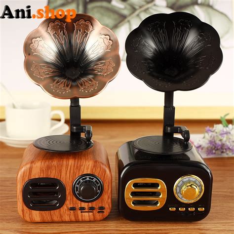 اسپیکر گرامافون بلوتوثی طرح چوب علی بابا