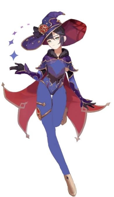 Genderbent Mona Genshin Impact Hoyolab