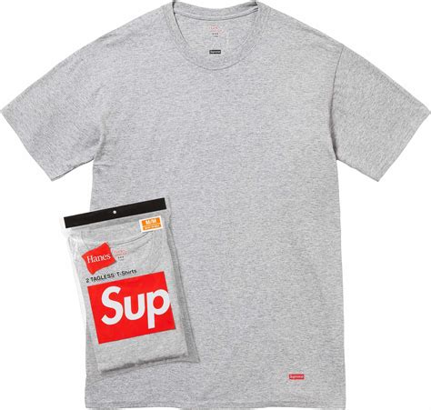 Supreme Hanes Tagless Tees 2 Pack Ss24 32