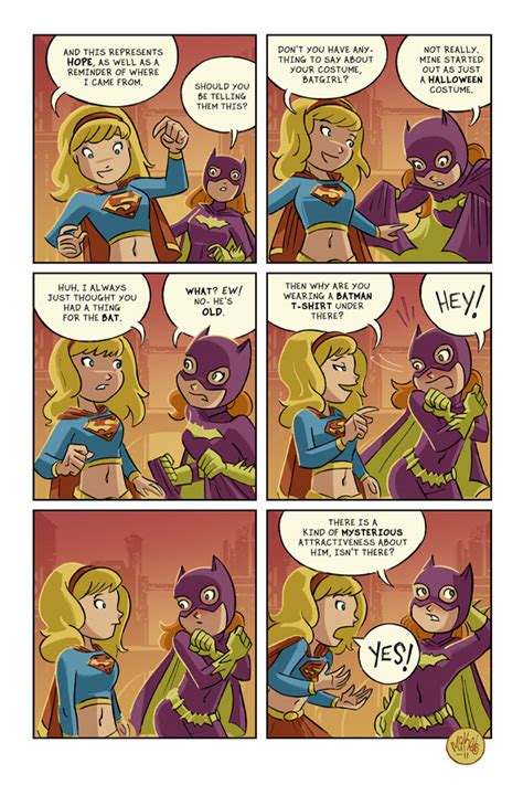 Supergirl Batgirl Comic 2 By Mikemaihack On Deviantart