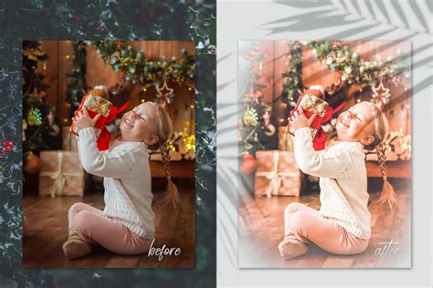 8 Lightroom Presets Christmas Presets Mobile Desktop Instagram By