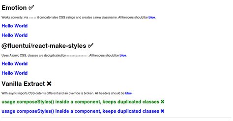 Css Comparison Codesandbox