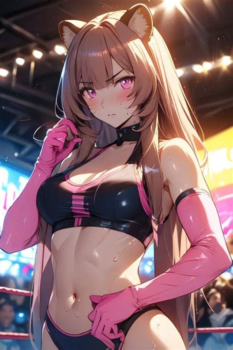Raphtalia As A Pro Wrestler Rising Shield Hero By Codestormcynet On