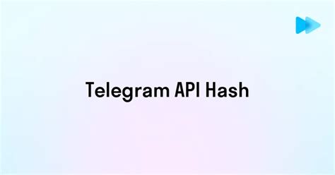 Как получить и использовать Telegram Api Hash