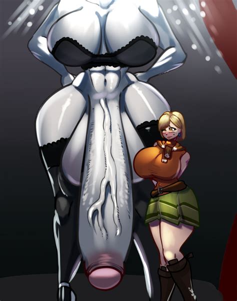 Rule 34 1futa 1girls Alcina Dimitrescu Ashley Graham Balls Bigger