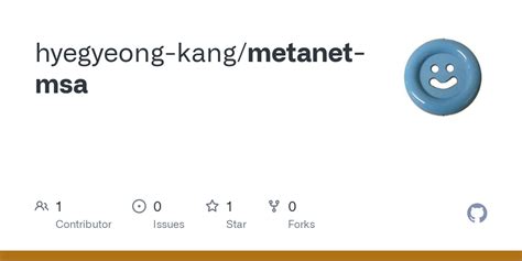 Github Hyegyeong Kangmetanet Msa
