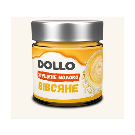 Молоко згущене вівсяне Healthy Products Dollo СКЛО 220г