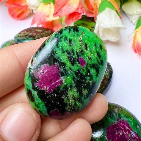 Ruby Zoisite Beads Etsy