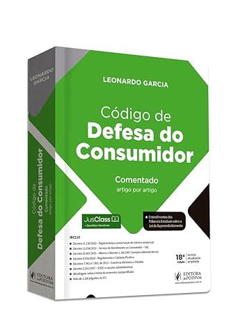 Código de Defesa do Consumidor Comentado Artigo por Artigo Amazon br