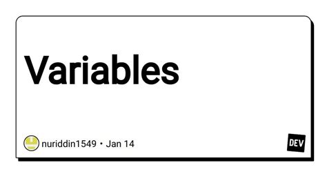 Variables Rdevto