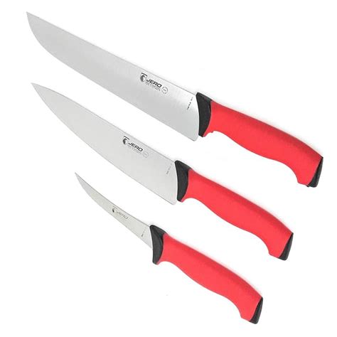 Buy Jero TR Series Piece Kitchen Set Inch Straight Butcher Knife Inch Chef S Knife
