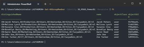 get adgroupmember get all users in adgroup with powershell