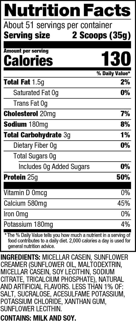 Dymatize Elite Casein Protein Powder Slow Absorbing With Muscle