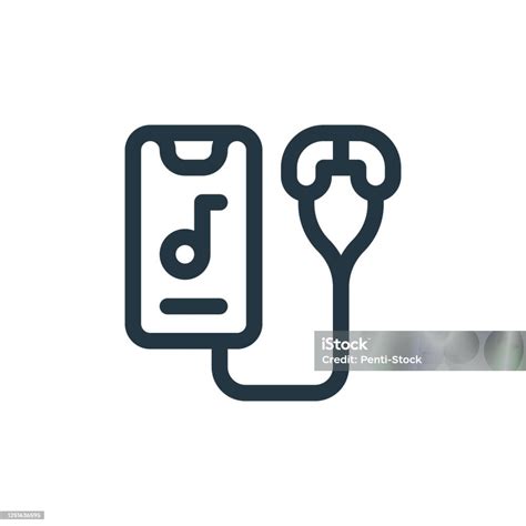 스마트폰 벡터 아이콘입니다 스마트 폰 편집 스트로크 웹 및 모바일 앱 로고 인쇄 매체에 사용하기 위한 스마트폰 선형 기호입니다 얇은 선 그림 벡터 격리 된 윤곽선 도면입니다