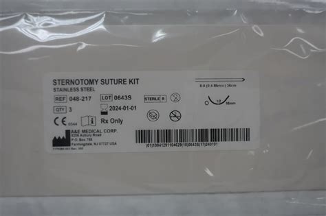 New Medical Action 048 217 Double Wire Hs Sternotomy Closure System