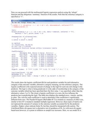 Multinomial Logistic Regression Pdf