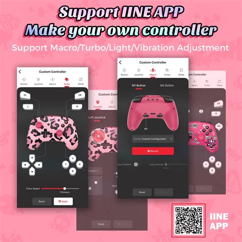 Iine Pink Wireless Controller With Charging Dock Iine Official Store