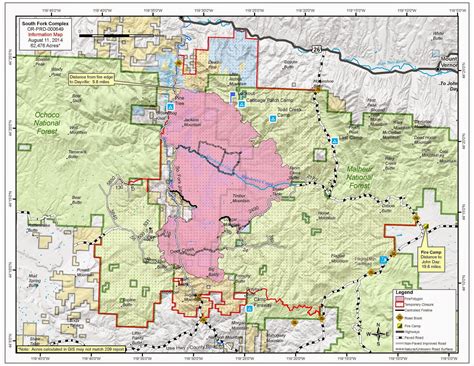 South Fork Complex Maps