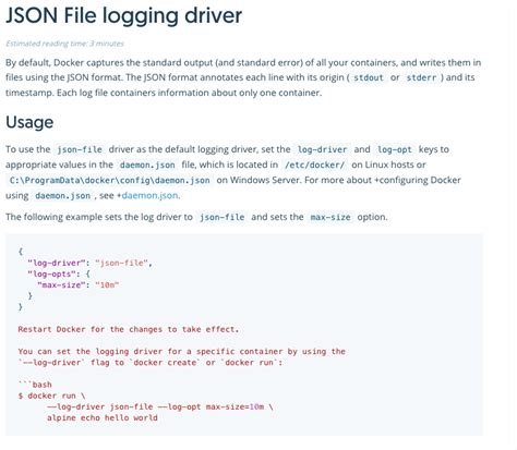 Code Markdown Broken Issue Docker Docs GitHub
