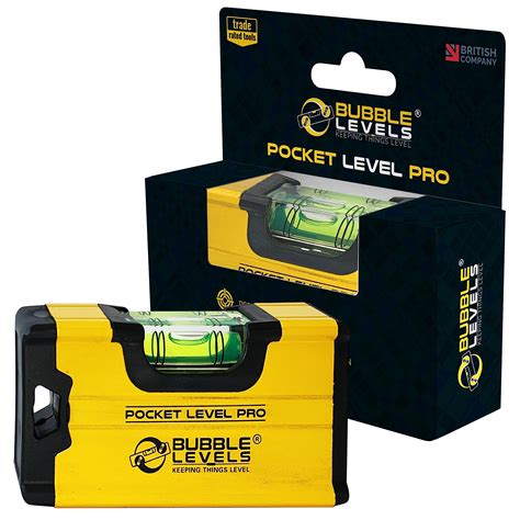 Bubble Levels Pocket Level Pro Shockproof Magnetic Mini Spirit Level Diy Tools
