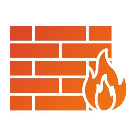 Premium Vector Vector Design Firewall Icon Style