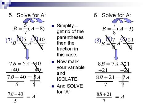 Solving Equations For A Specific Variable N When