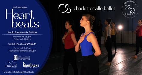 Upfront Heartbeats Charlottesville Ballet